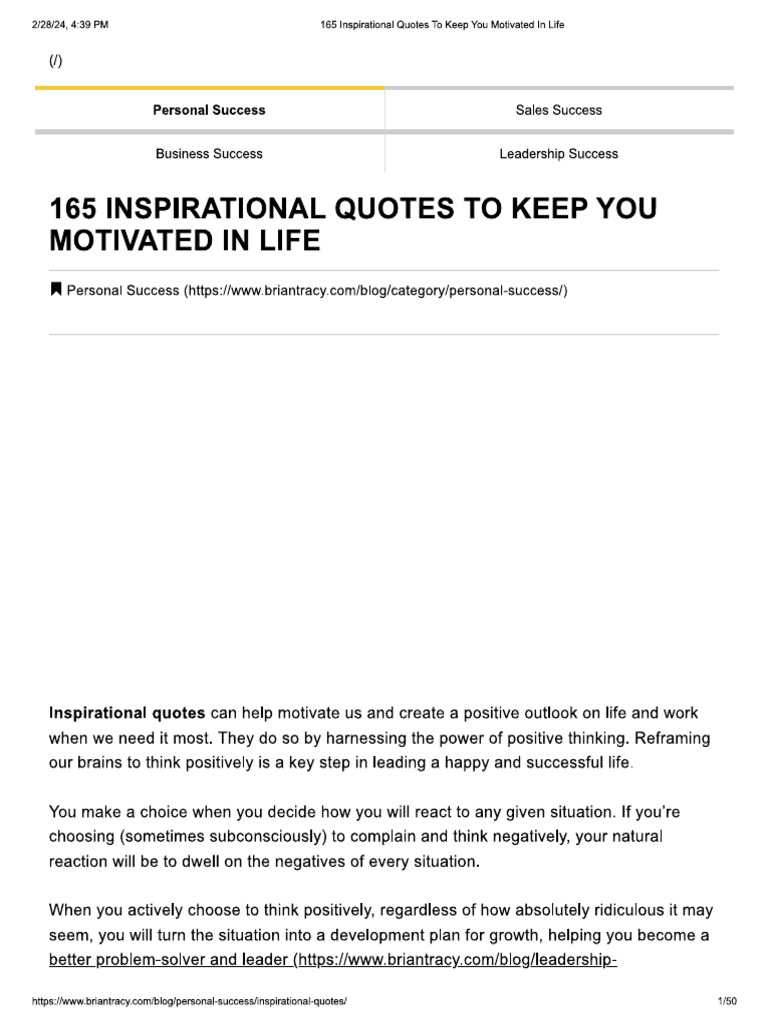 Best Quotes | PDF