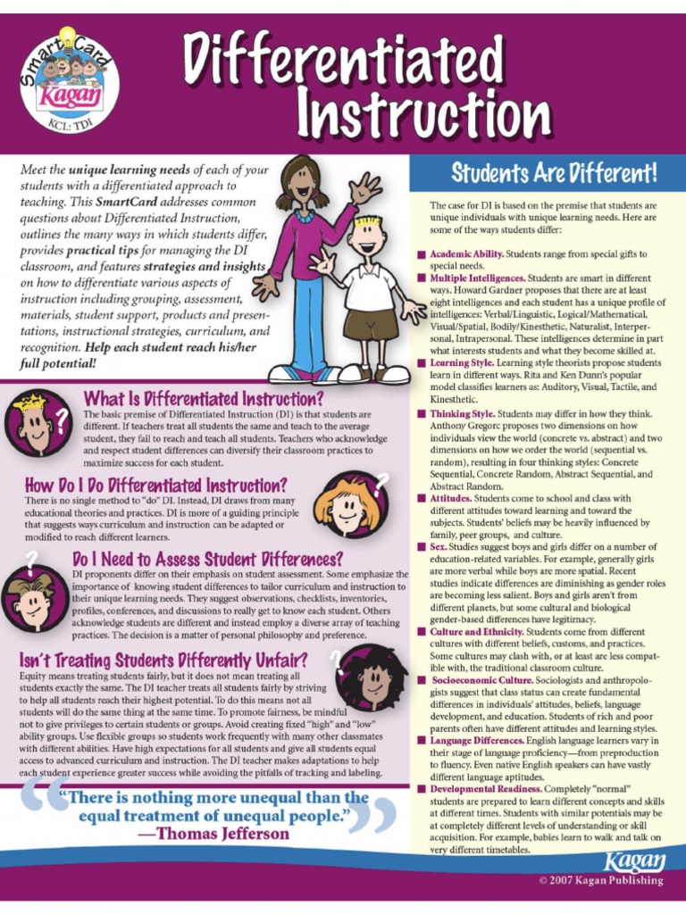 Differentiated Instruction | PDF