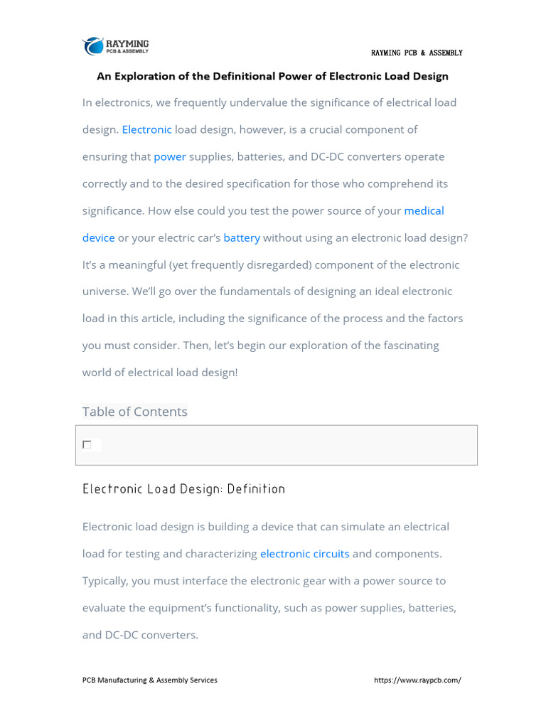An Exploration Of The Definitional Power Of Electronic Load Design Pdf Operational Amplifier