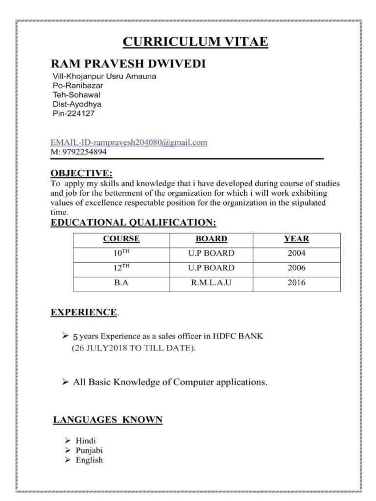 Ram Pravesh Dwivedi | PDF