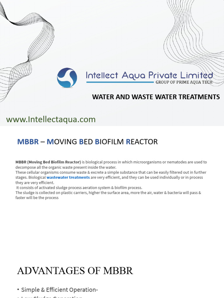 MBBR, MBR, and SBR: Key Differences | PDF | Sewage Treatment | Membrane
