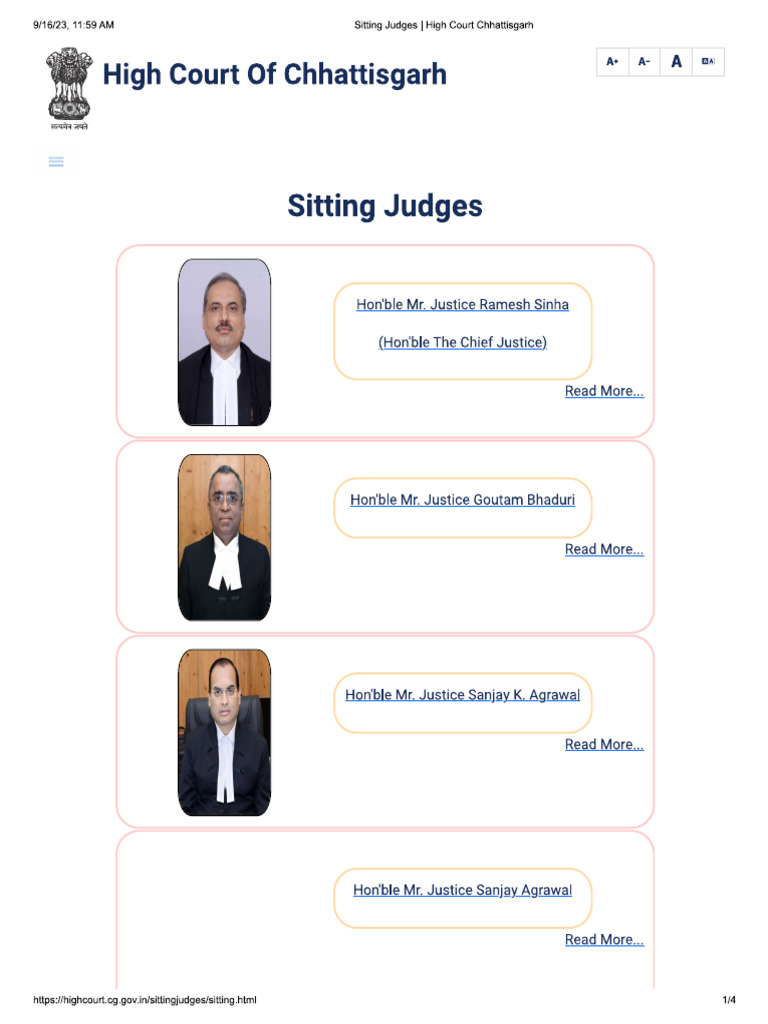 CG Judges | PDF