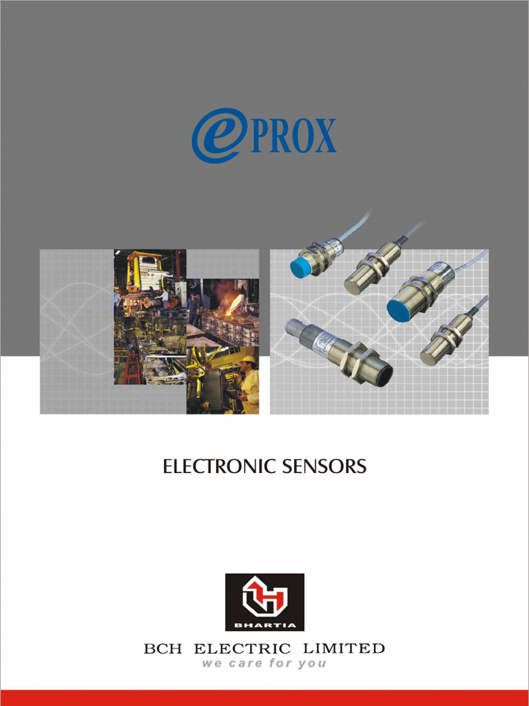 Electronic Sensor E-Prox | PDF | Alternating Current | Capacitor