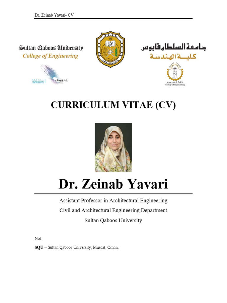 CAE DR - Zeinab CV 23 | Download Free PDF | Water Treatment | Sewage ...