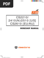 Kioti Daedong CK2610 (H), CK3510 (H), CK4010 (H) Tractors Service ...