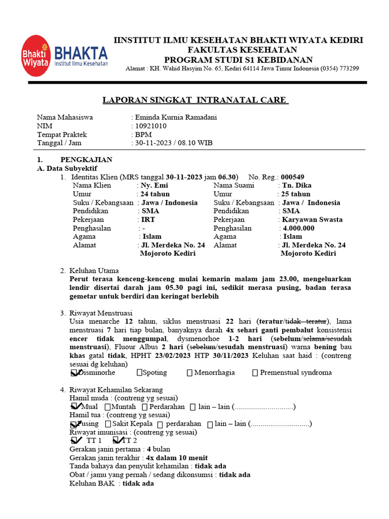 Putri Della R (10921010) - Tali Pusat Menumbung (Rujuk) | PDF