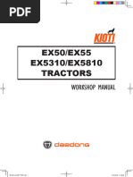 Kioti CK Series Workshop Manual | PDF | Tractor | Manual Transmission