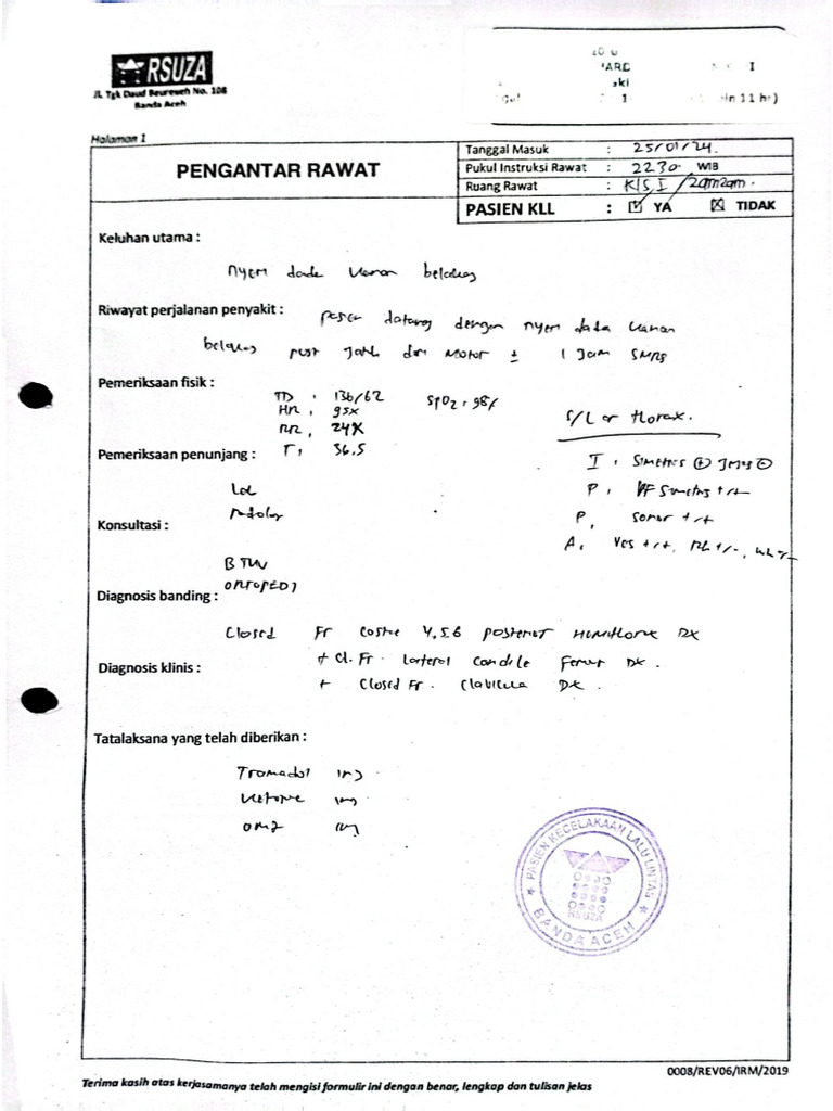 Status Pasien | PDF