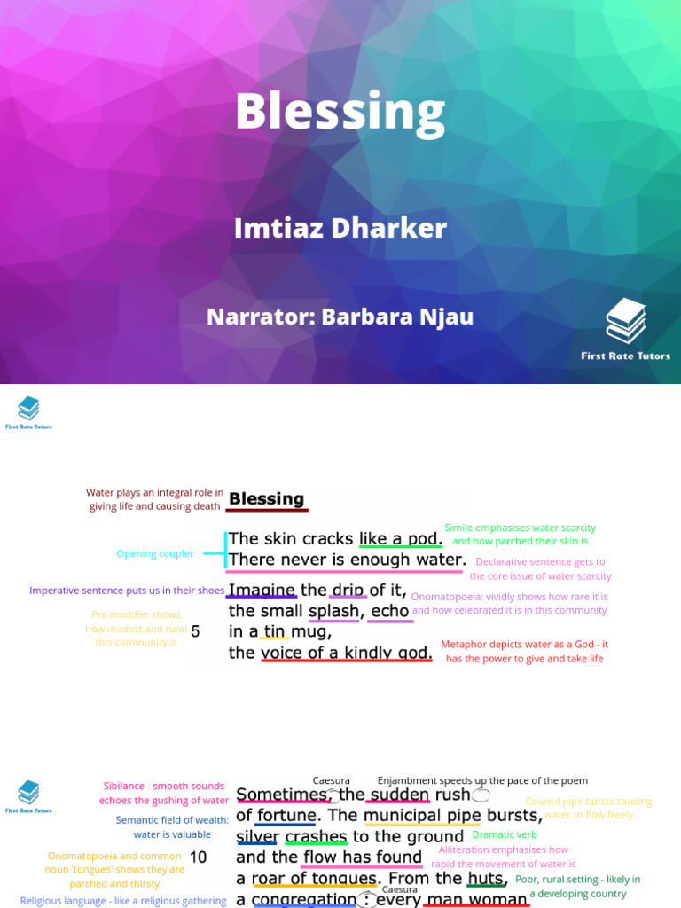 Blessing | PDF | Grammar | Linguistics