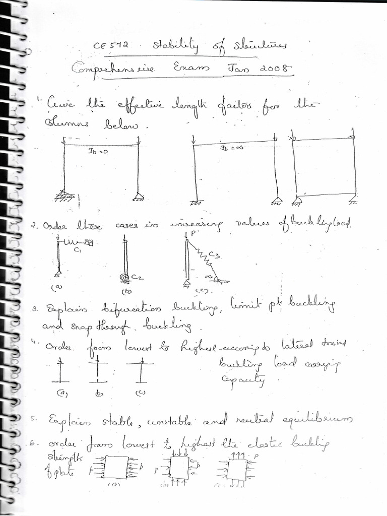 Stability of Structures | PDF | Materials | Structural Analysis