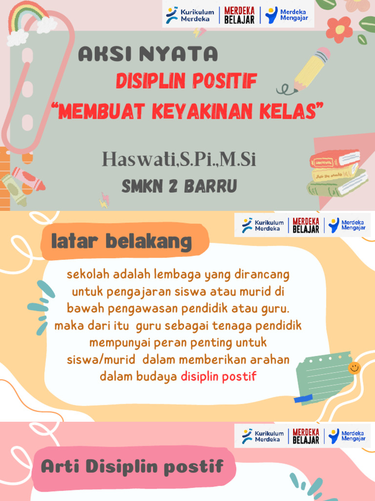 Membangun Keyakinan Kelas Positif | PDF