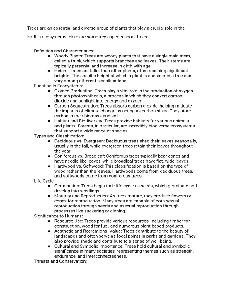 Trees | PDF | Trees | Leaf