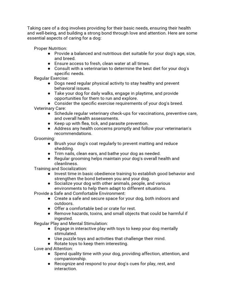 Dog | PDF | Dogs | Domesticated Animals