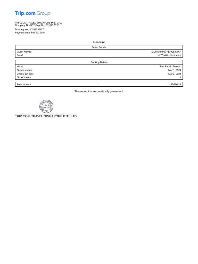 Your E-Receipt | PDF