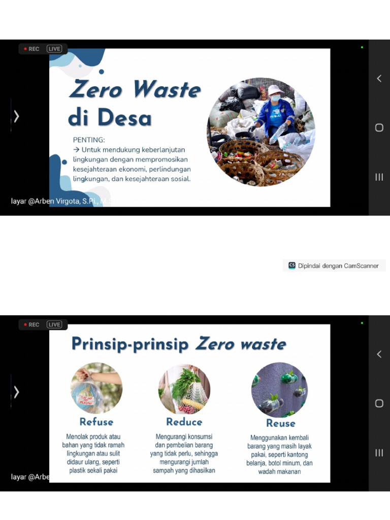 Materi - Zero Waste Di Desa | PDF