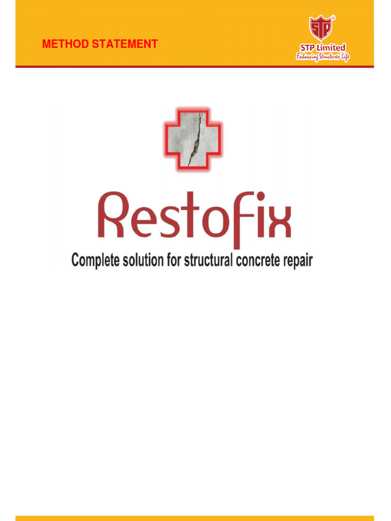 Standard Structural Repair Specification | PDF | Concrete | Corrosion