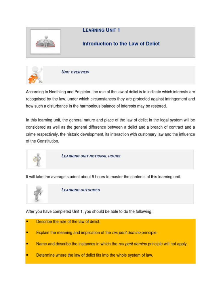 Learning Unit 1 | PDF | Justice | Crime & Violence