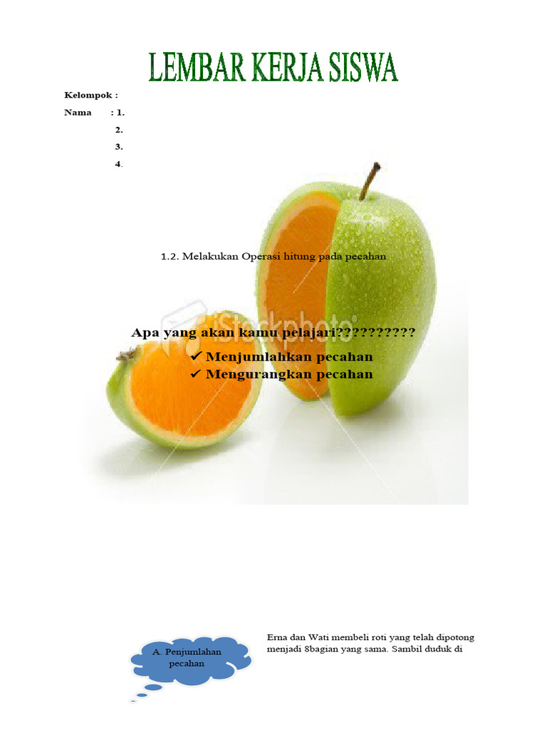 Lks (Lembar Kerja Sisiwa) | PDF