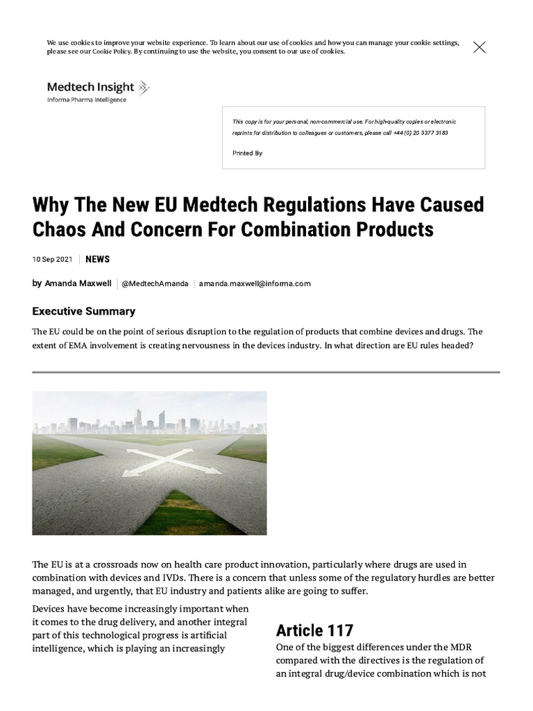Why The New EU Medtech Regulations Have.. | PDF