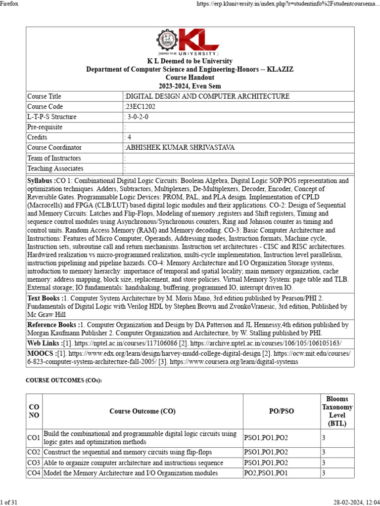 Ddca | PDF | Engineering | Logic Gate