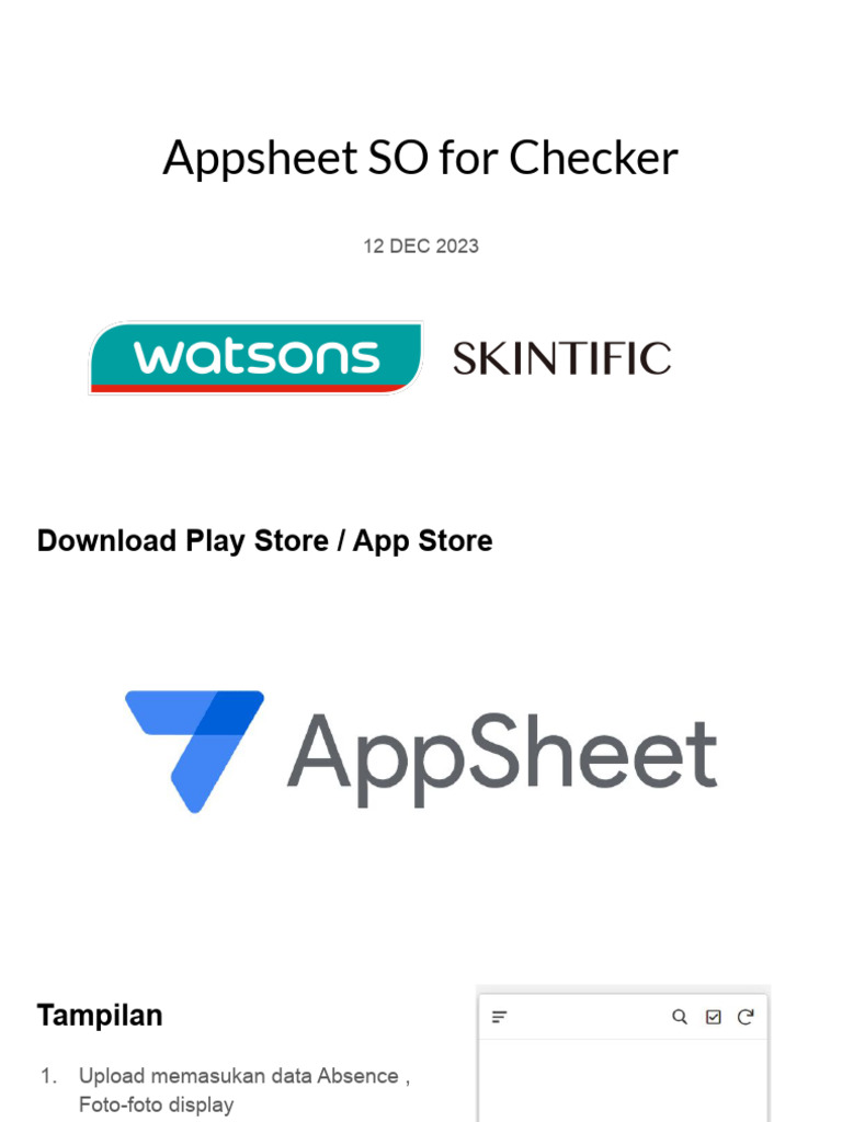 Materi Stock Opname Watsons | PDF