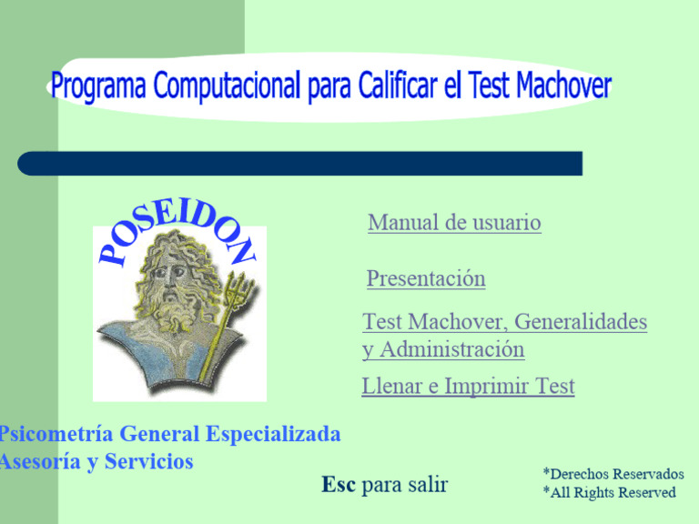 Test Machover | PDF
