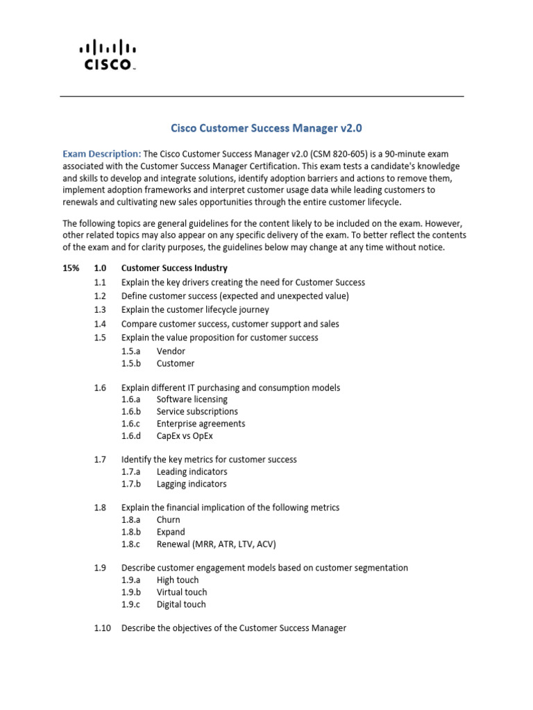 CSM - Exam Topics | PDF | Performance Indicator | Business