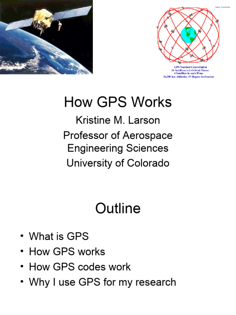 How GPS Works - Colorado University | PDF