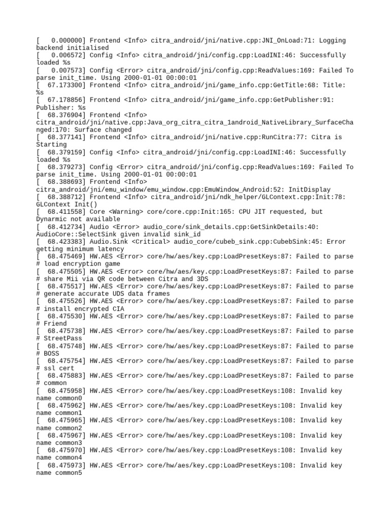 Citra Log | Download Free PDF | Computing | Computer Science