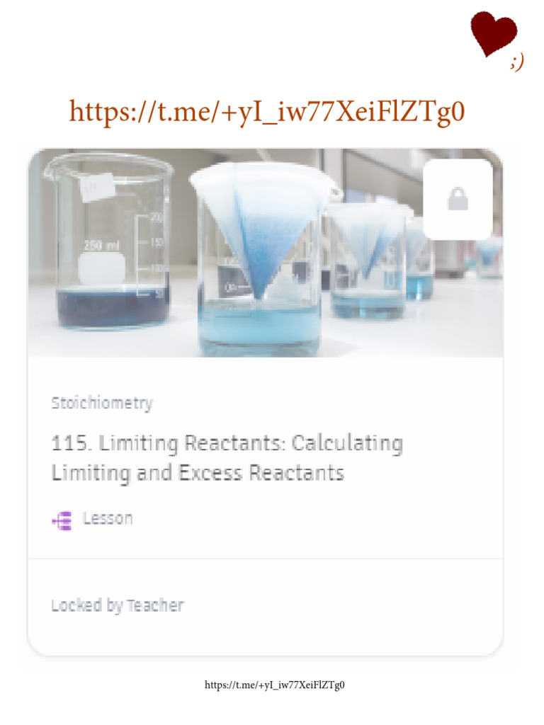 94 Limiting Reactants Calculating Limiting and Excess Reactants | PDF 94 Limiting Reactants Calculating Limiting and Excess Reactants | PDF