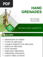 Hand Grenade Identification and Use | PDF | Shell (Projectile) | Ballistics