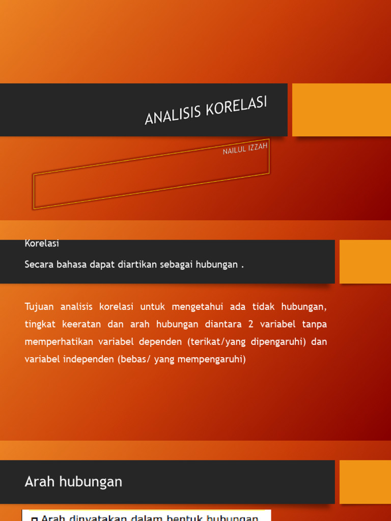Korelasi dan Analisis Data | PDF