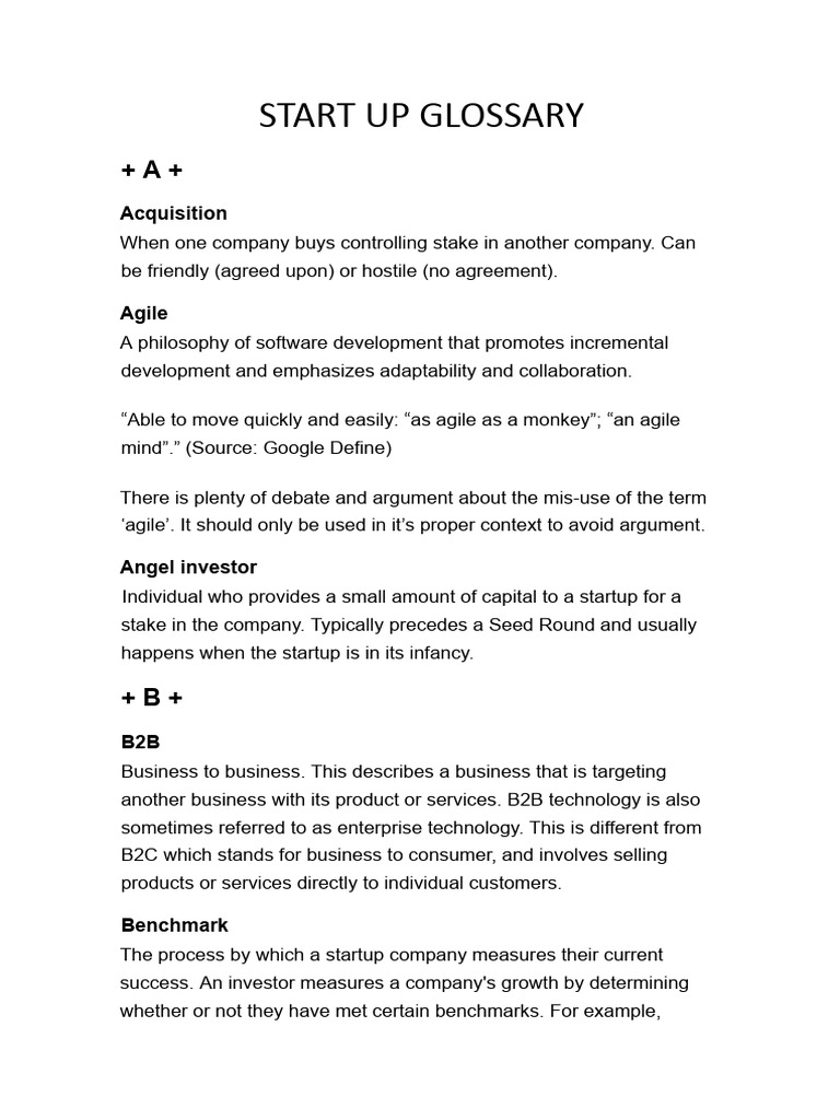 Important Terms | PDF | Corporate Finance | Venture Capital Important Terms | PDF | Corporate Finance | Venture Capital