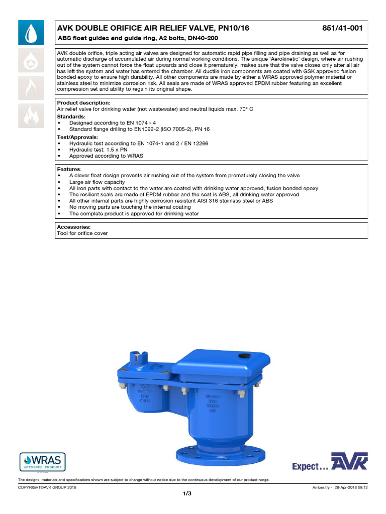 851 41 001 - Opt | PDF | Valve | Pipe (Fluid Conveyance)