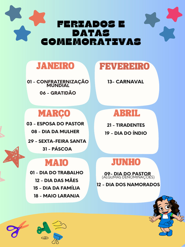 Feriados E Datas Comemorativas 2023 Pdf