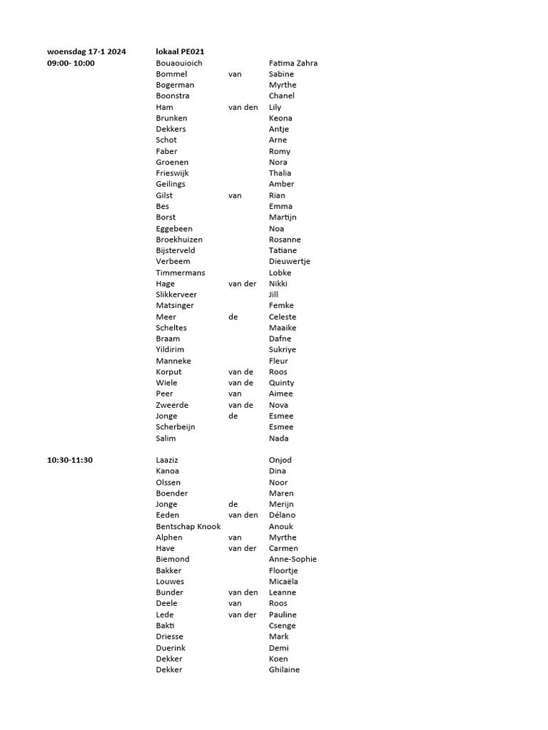 Rekentoets 17-1-2024 | PDF