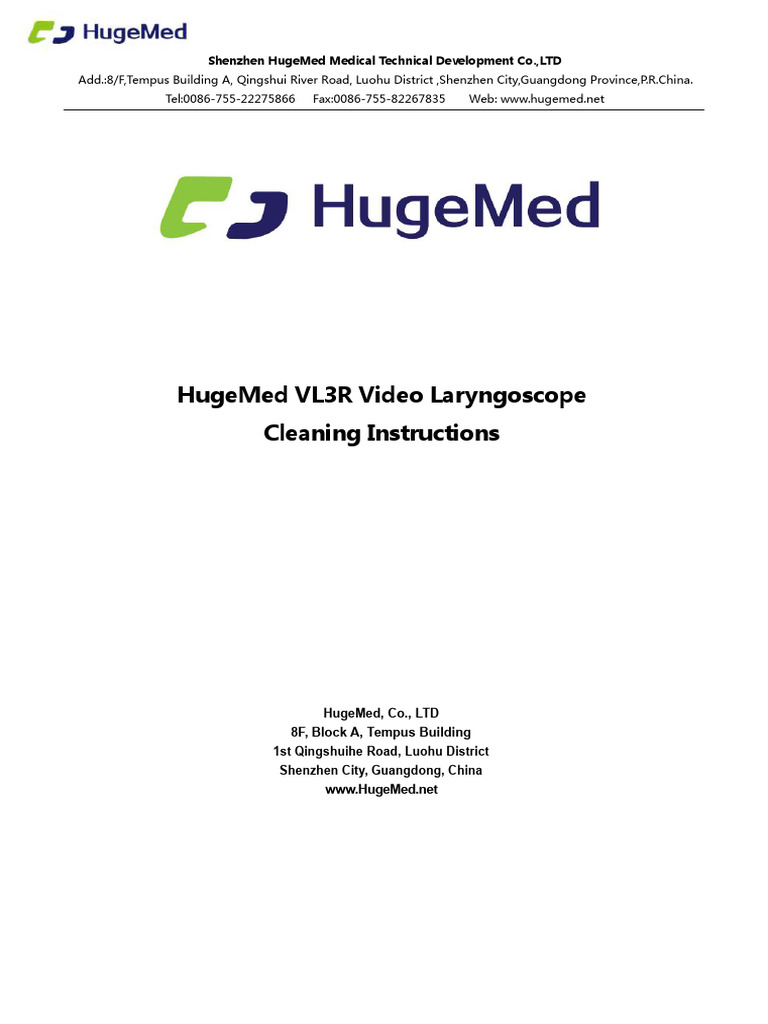 Sterilization Operation Manual Hugemed | PDF | Sterilization ...