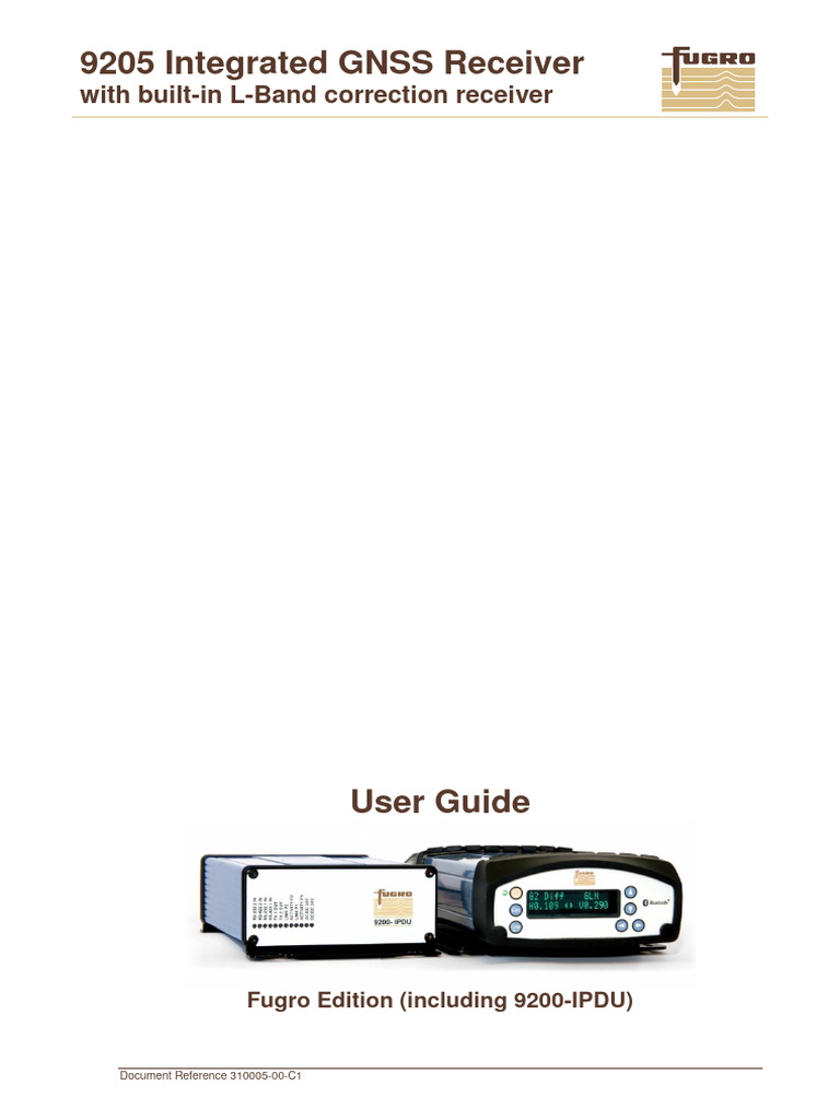 Fugro 9205 User Manual | PDF | Electromagnetic Interference | Radio