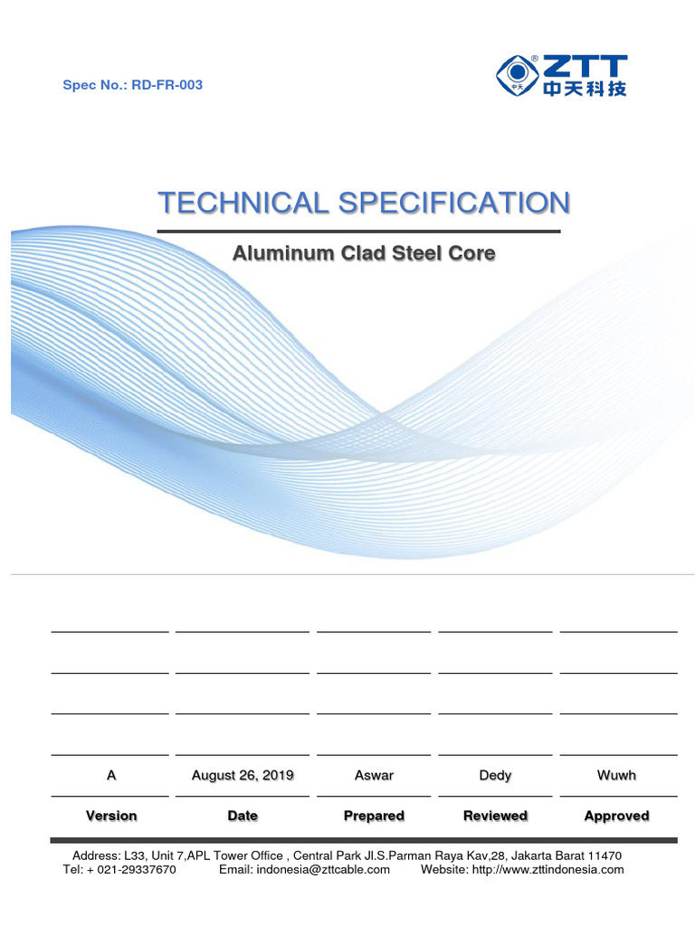 ZTT ACS Strand 7x3.21-1 | PDF | Building Engineering | Materials