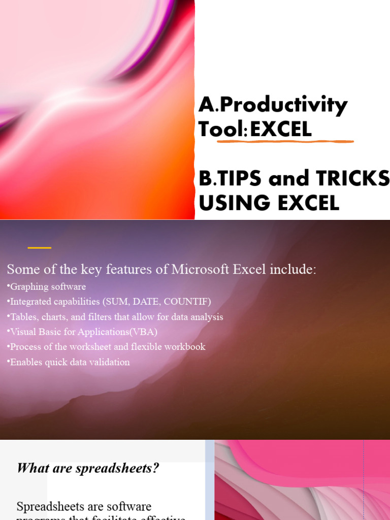 Introduction To Excel | PDF | Microsoft Excel | Information Technology