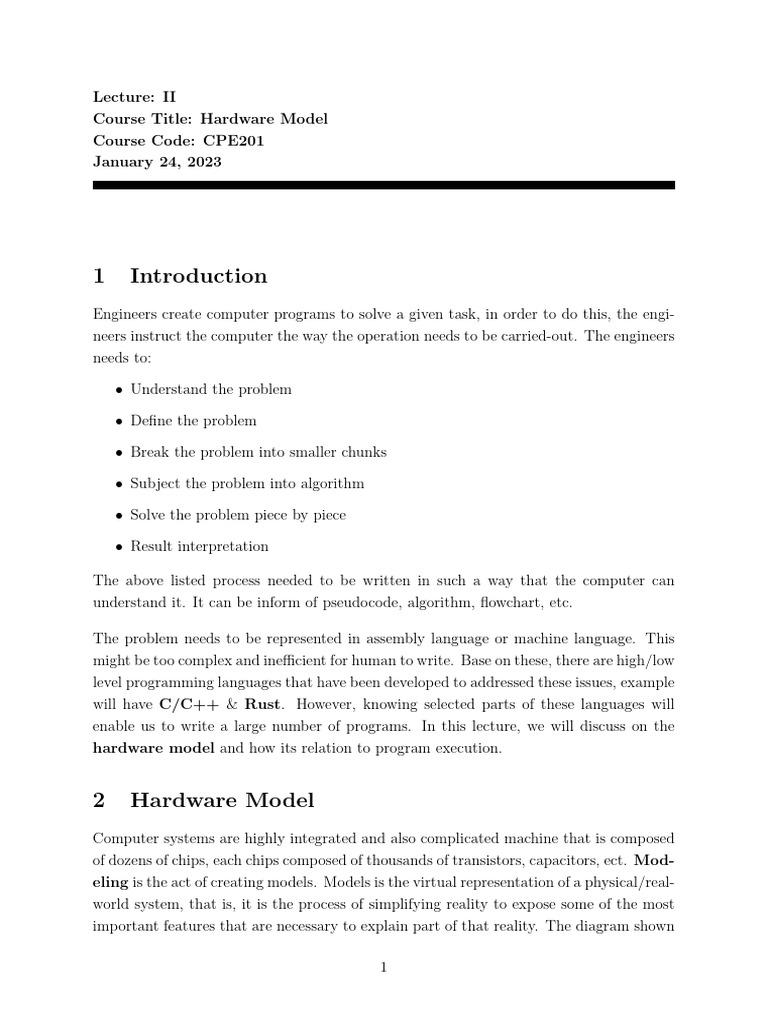 Lect 2 | PDF | Central Processing Unit | Computer Data Storage