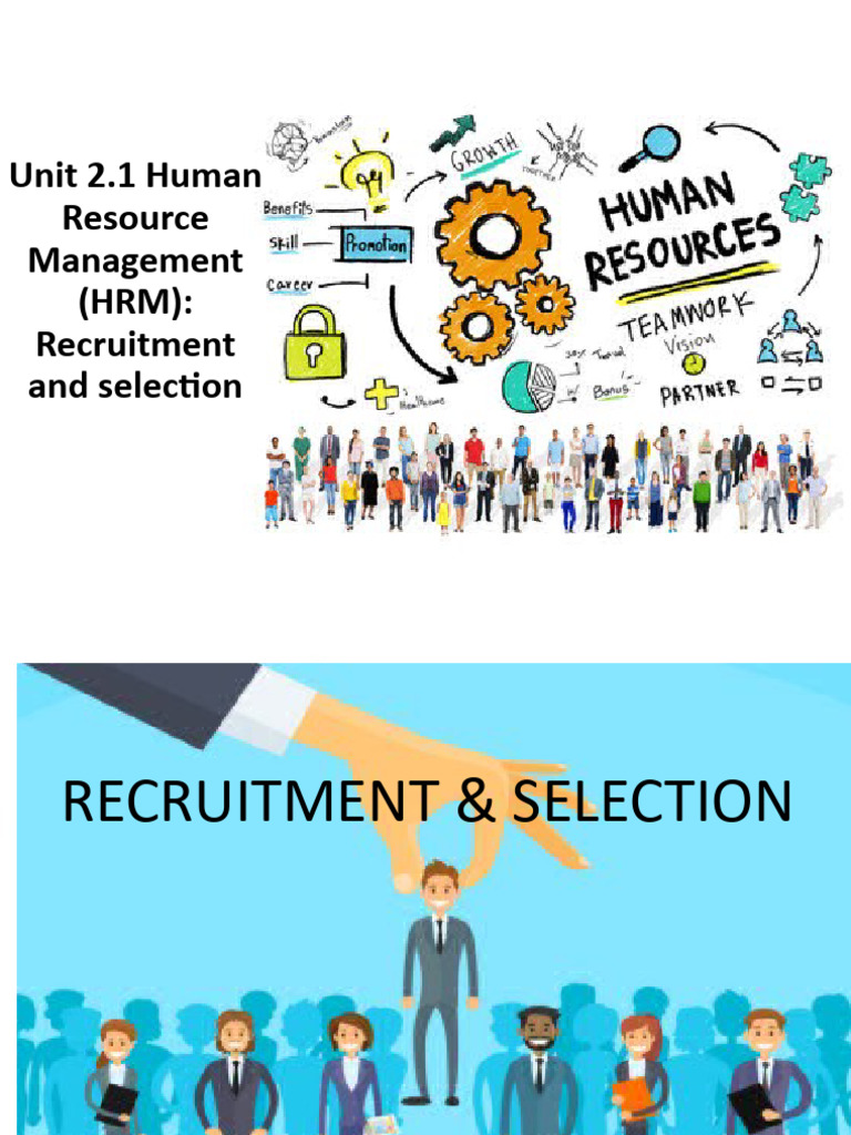HRM: Recruitment & Selection Process | PDF | Recruitment | Human ...