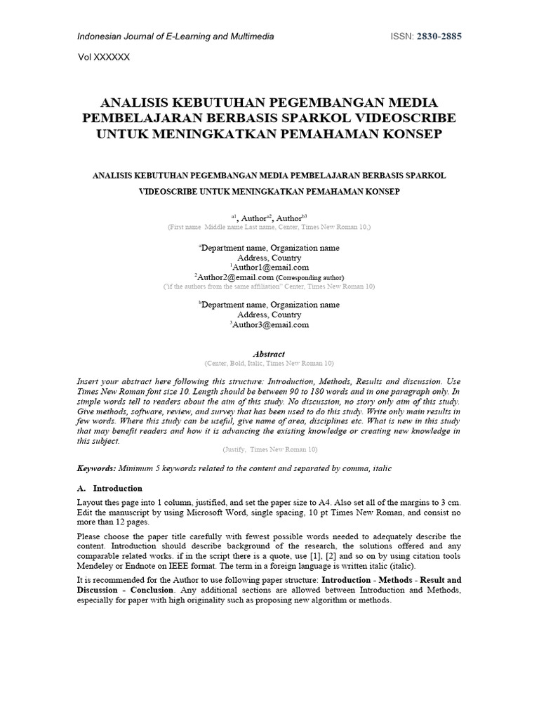 Template IJOEM | Download Free PDF | Thesis | Citation