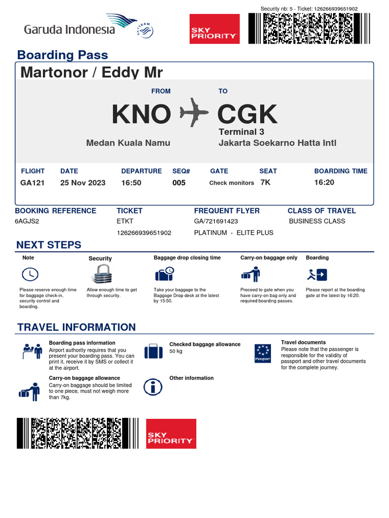Boarding Pass | Download Free PDF | Baggage | Civil Aviation