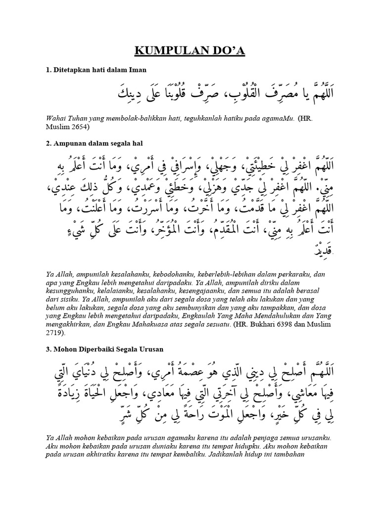 Kumpulan Doa | PDF