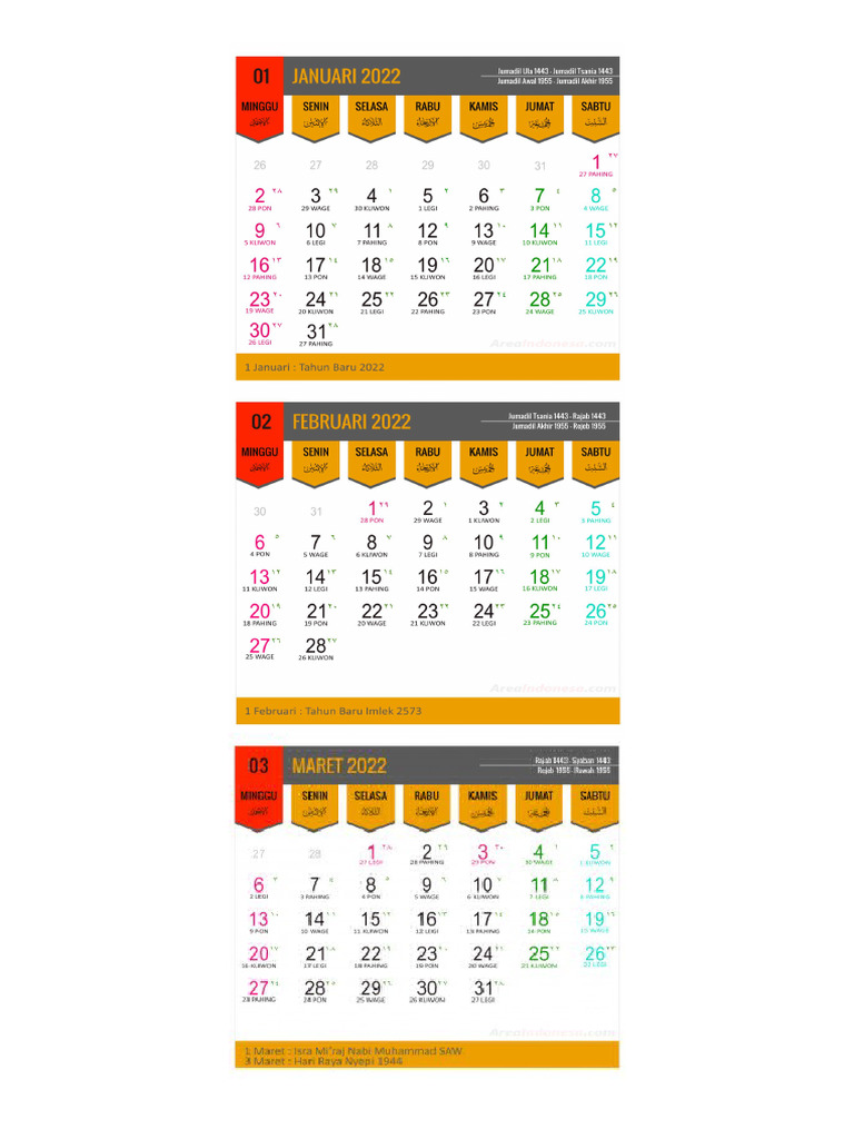 Kalender 2022 | PDF