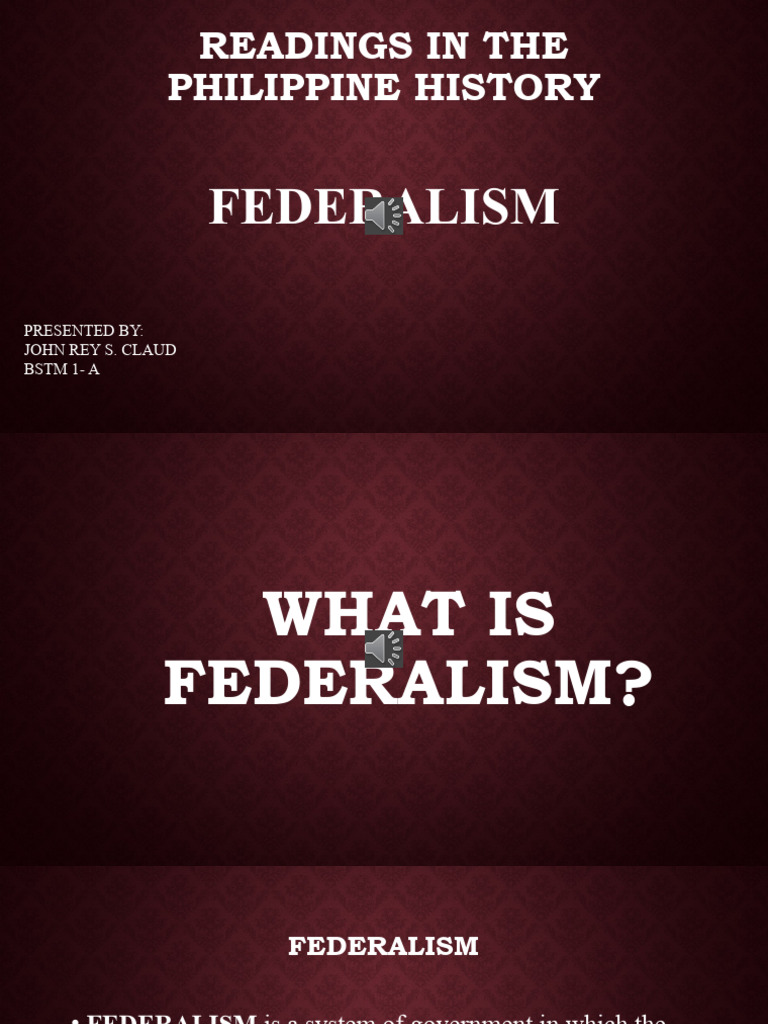 Understanding Federalism in the Philippines | PDF | Philippines ...