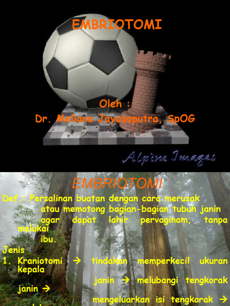 EMBRIOTOMI | PDF | Kesehatan Holistik