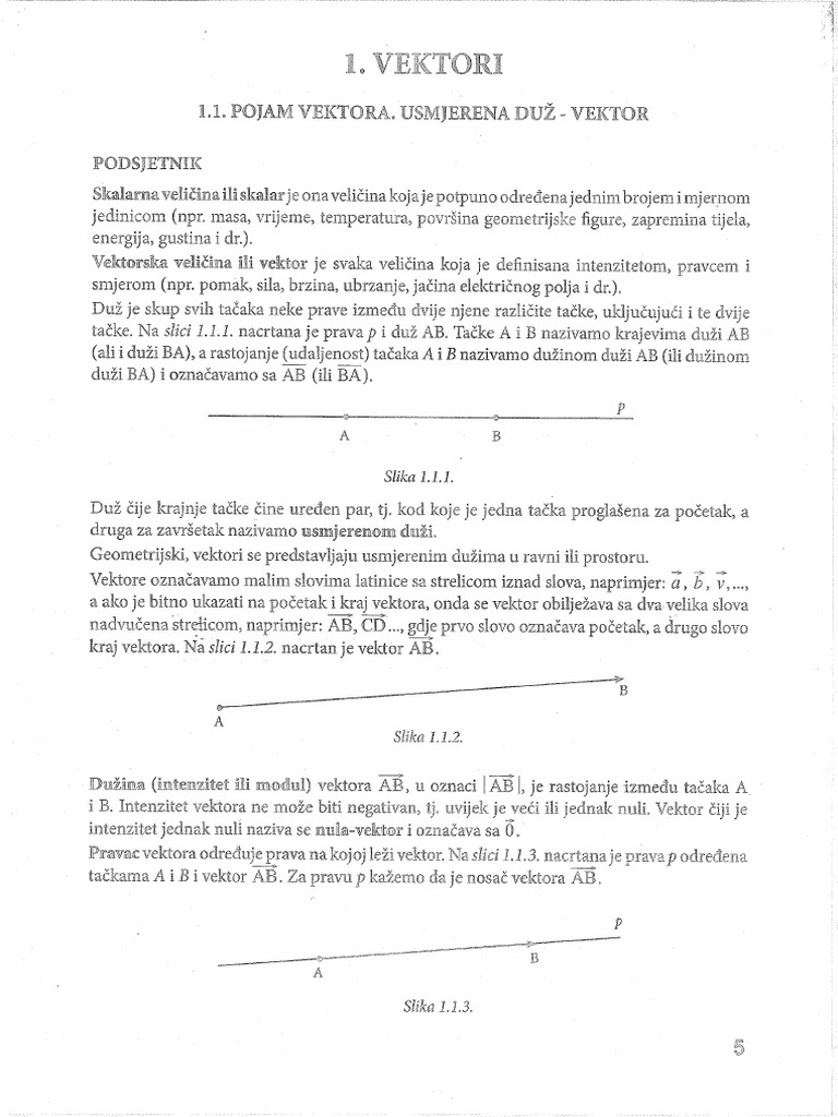 Vektori Zbirka 2 | PDF
