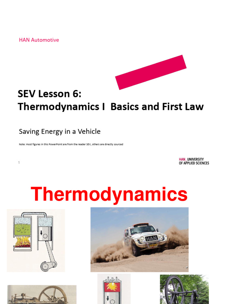 Lesson 6 - Thermodynamics I Basics and First Law | PDF | Heat | Temperature